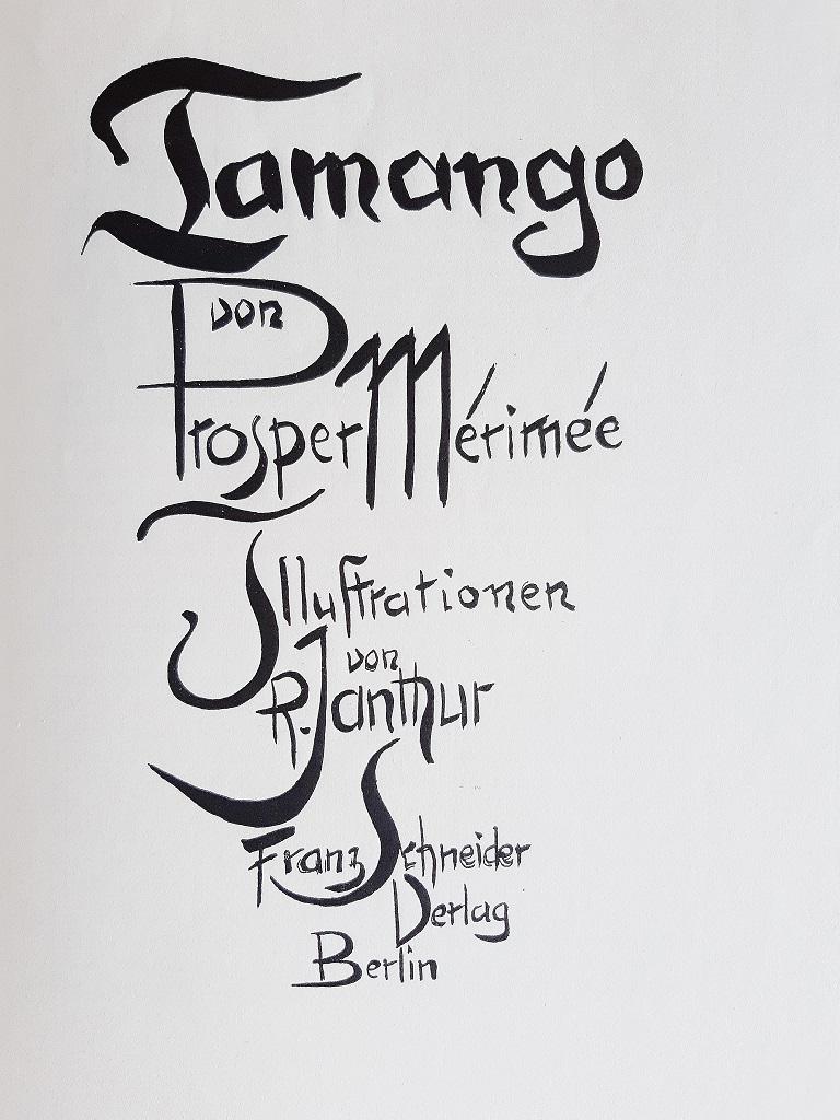 Richard Janthur - Tamango - Rare Book Illustrated by Richard Janthur ...