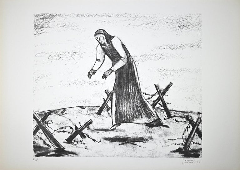 Pietro Morando - The Appeal - Original Lithograph by Pietro Morando ...