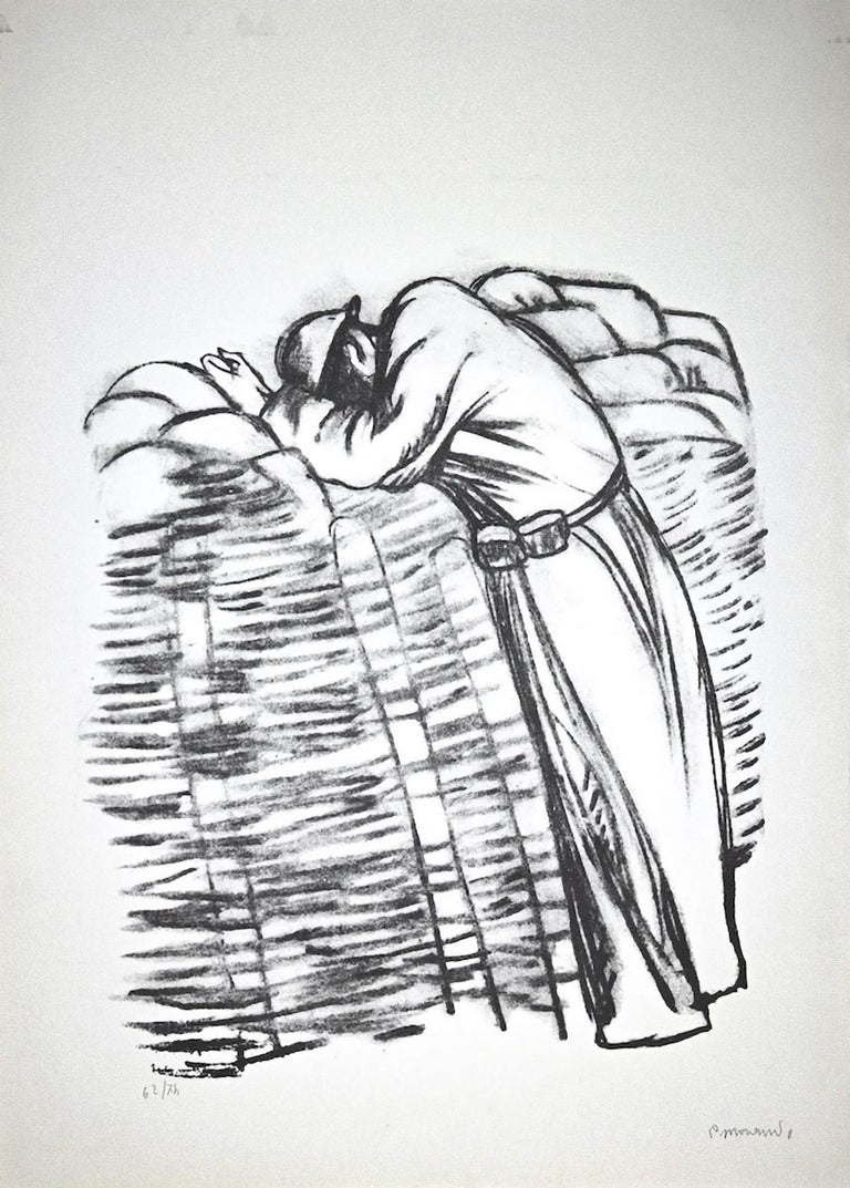 Pietro Morando - In the Trenches - Original Lithograph by Pietro ...