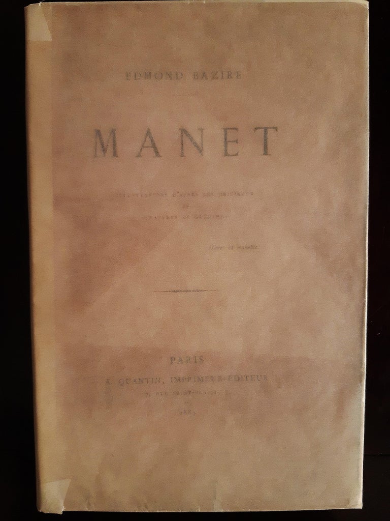 Manet - Rare Book Illustrated after Edouard Manet - 1884 For Sale at ...