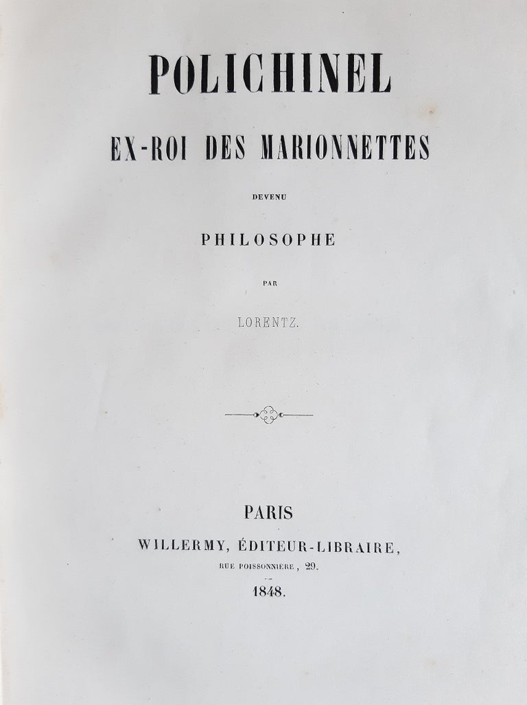 Alcide-Joseph Lorentz - Polichinel Ex-Roi - Rare Book Illustrated by A ...
