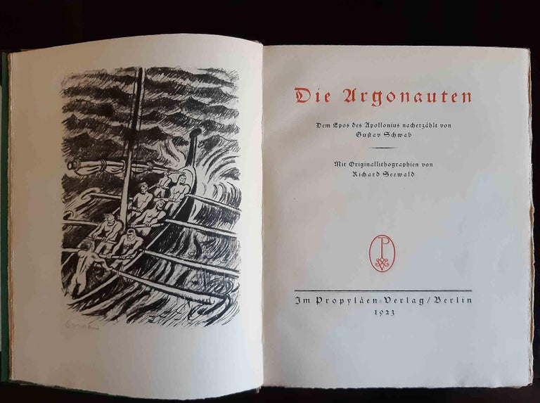 Richard Seewald - Die Argonauten - Original Rare Book Illustrated by ...