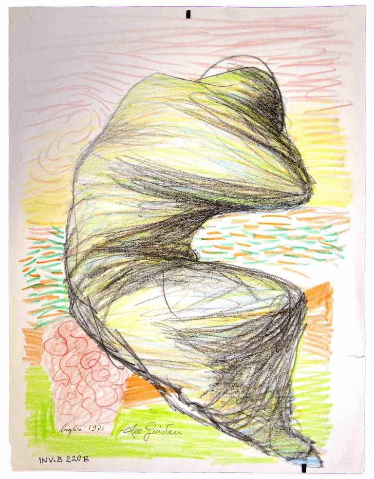 Leo Guida - Figure - Drawing by Leo Guida - 1970 For Sale at 1stDibs