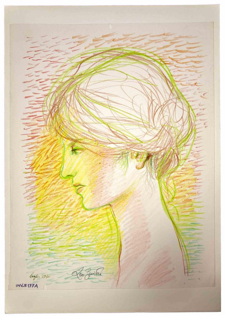 Leo Guida - Portraits - Drawing by Leo Guida - 1970s For Sale at 1stDibs