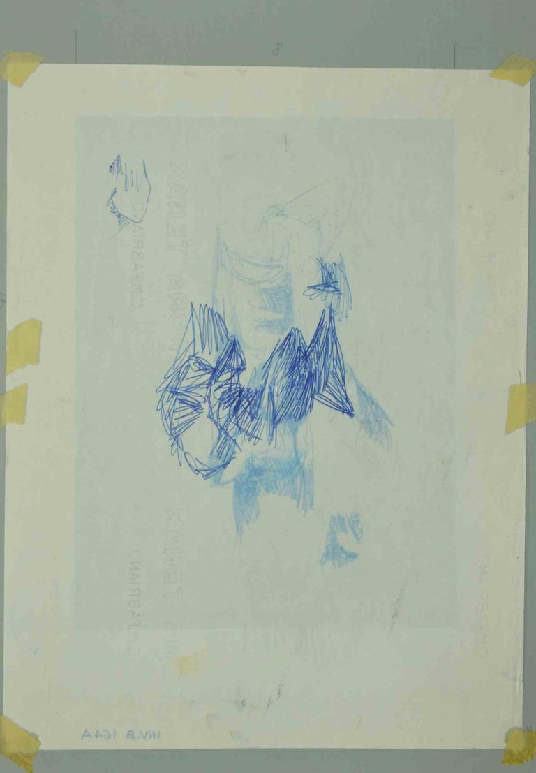 Leo Guida - Sketch - Drawing by Leo Guida - 1984 For Sale at 1stDibs