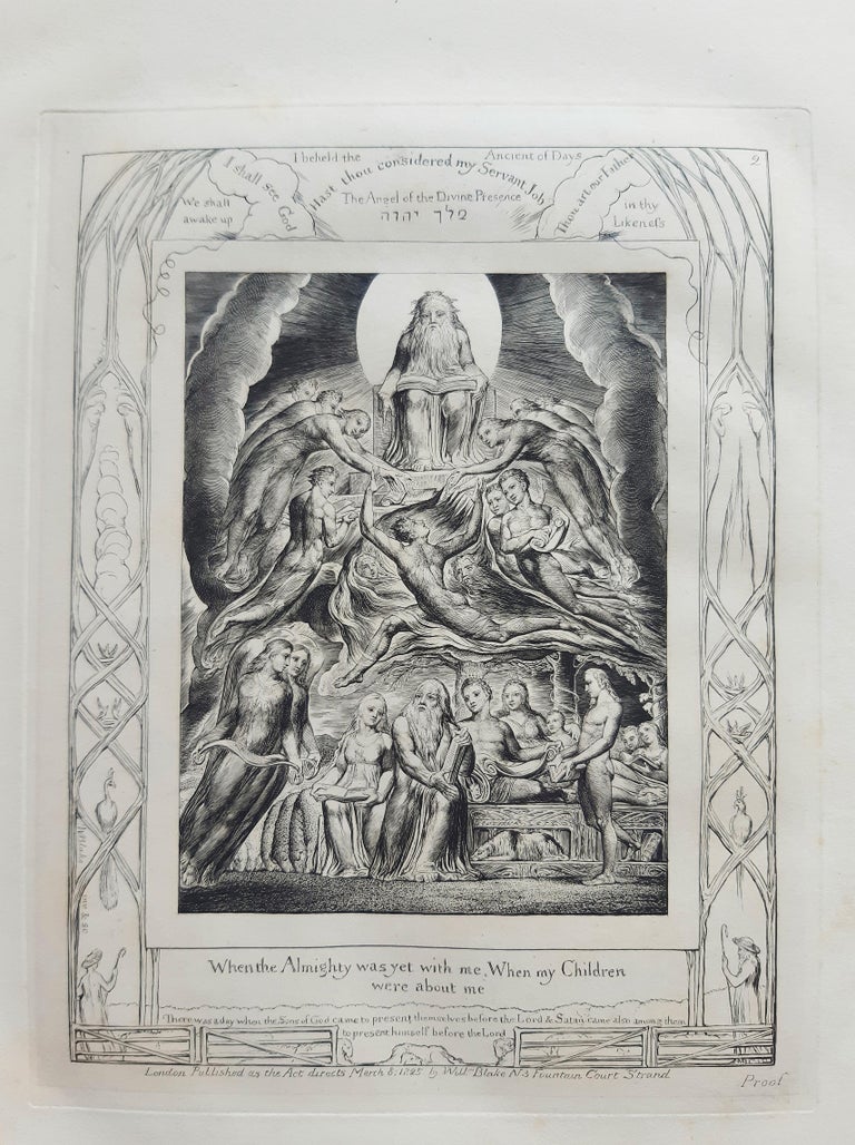 William Blake - Illustrations of the Book of Job - by William Blake ...