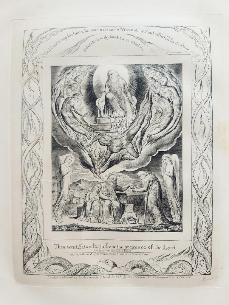 William Blake - Illustrations of the Book of Job - by William Blake ...