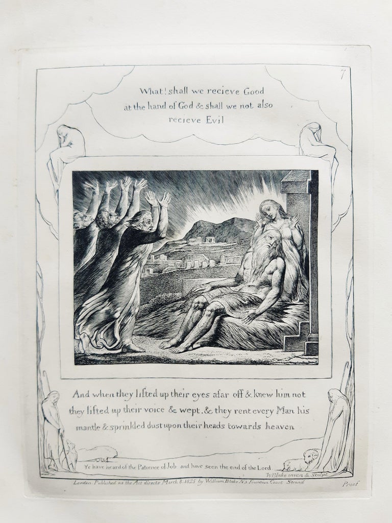William Blake - Illustrations of the Book of Job - by William Blake ...