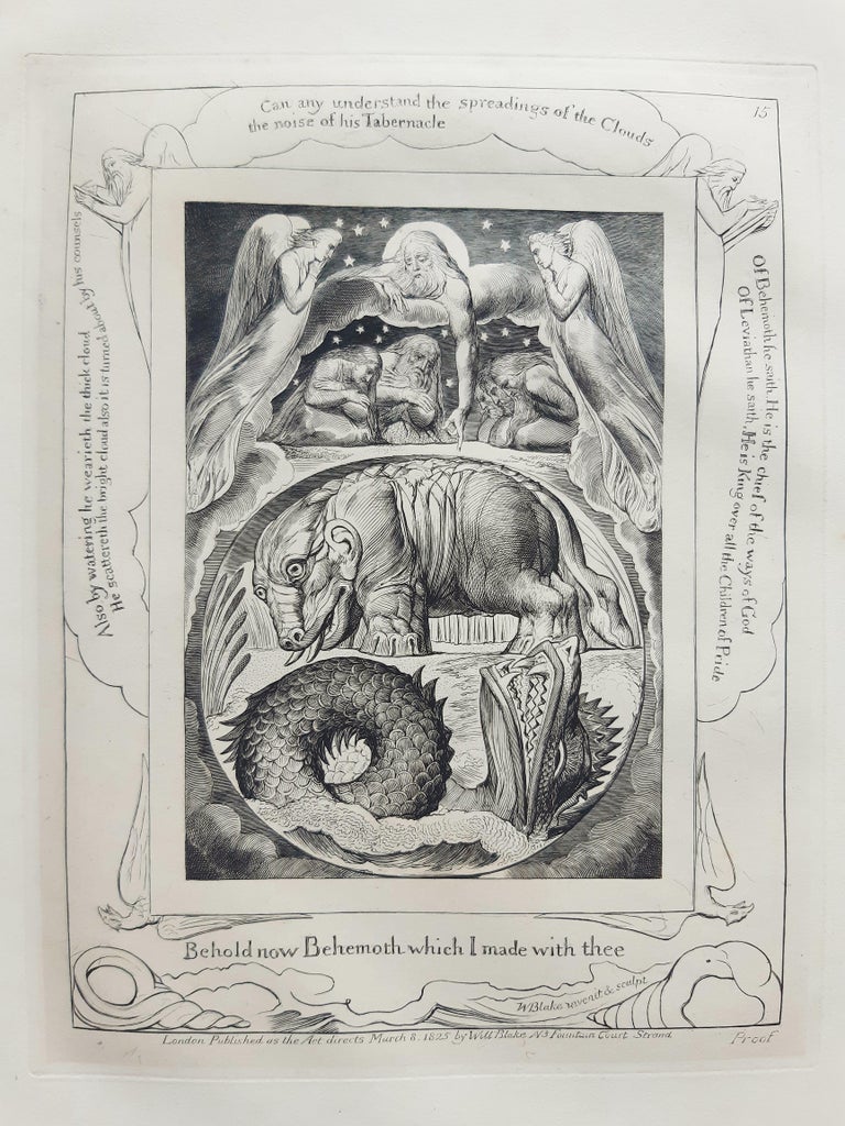 William Blake - Illustrations of the Book of Job - by William Blake ...