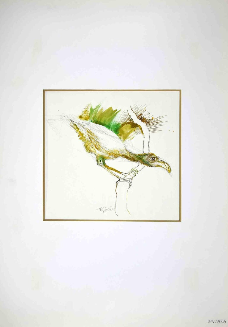 Leo Guida - Rapacious - Drawing by Leo Guida - 1972 For Sale at 1stDibs