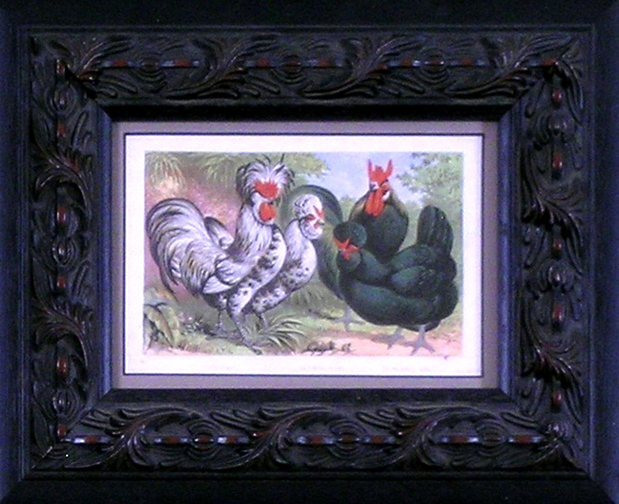 Hugh Piper - Houdans. La Flêche, cock. Crêvecoeur, hen. For Sale at ...