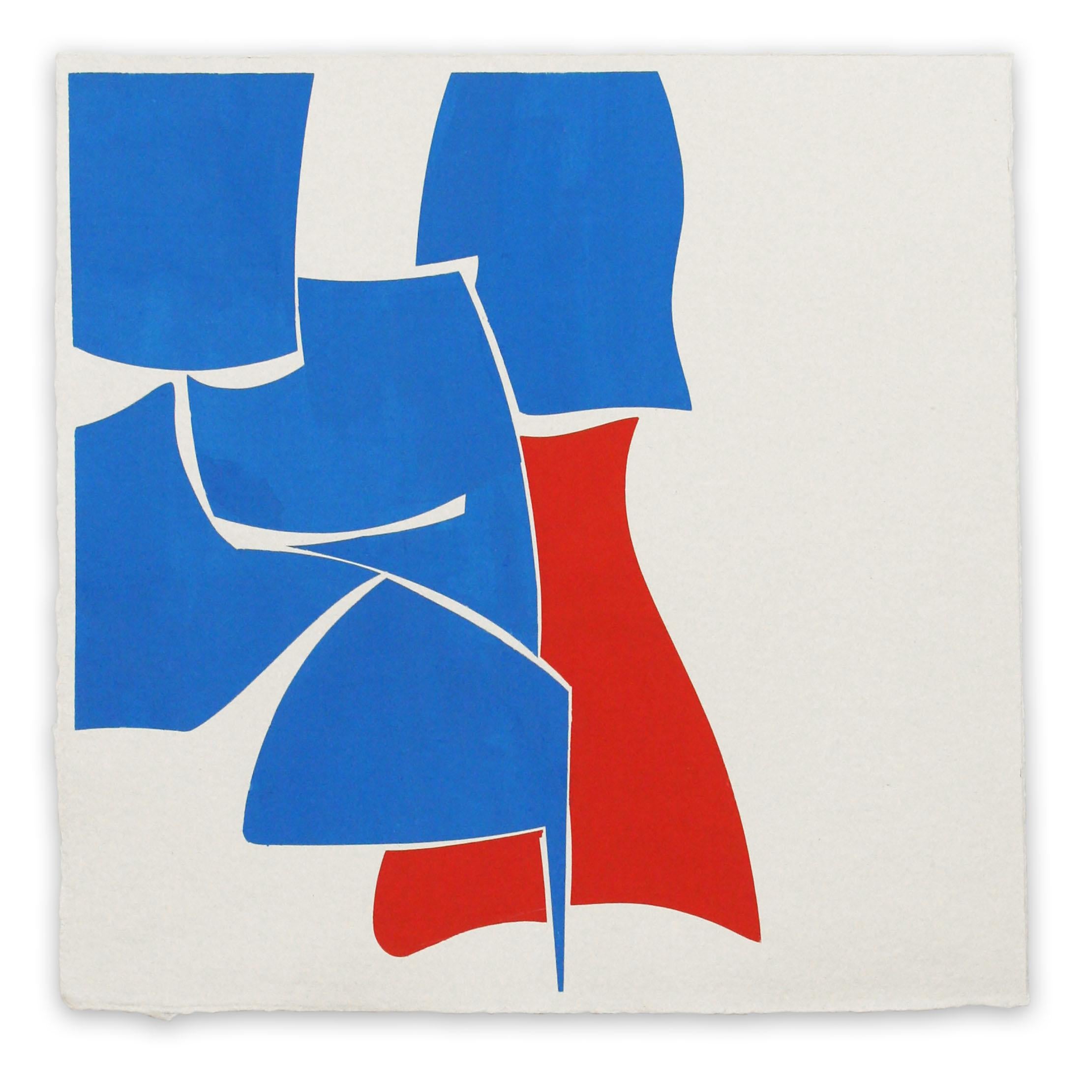 Basil Alkazzi - Modernist Kuwaiti/Monoco Arab Abstract Painting at 1stDibs