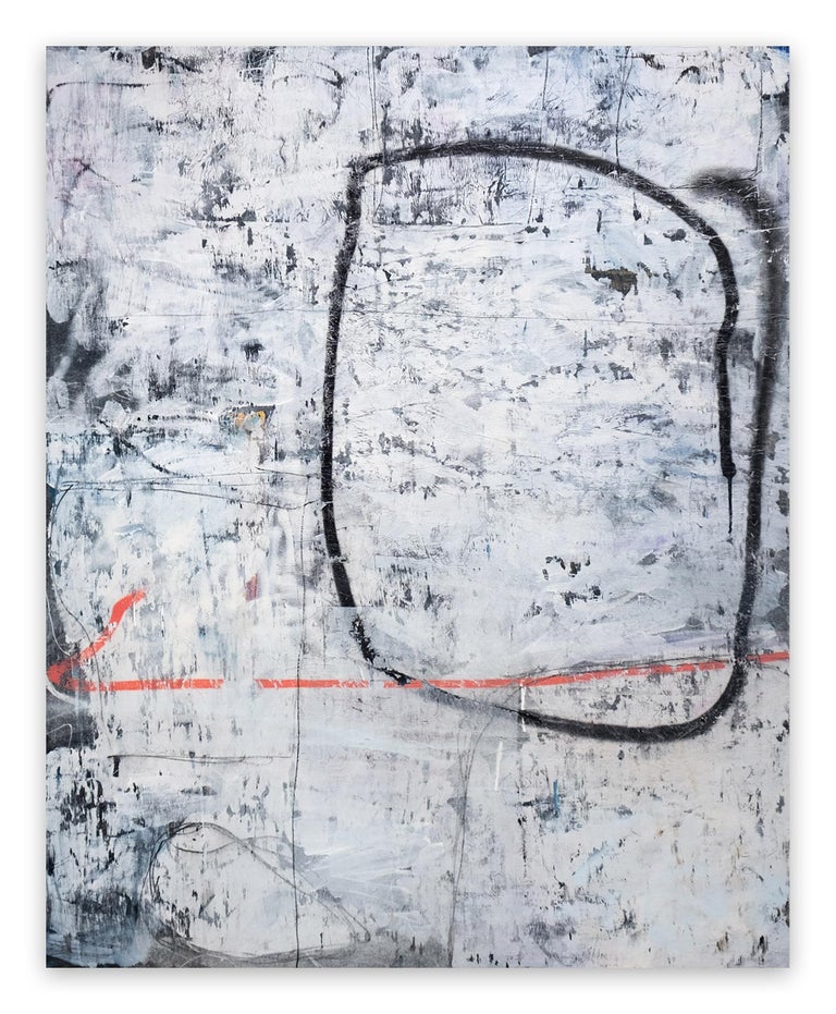 I’d really like to go see people now (Abstract painting) For Sale at ...