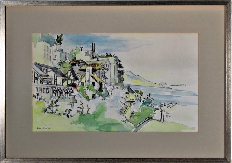 Hilda Kider - View of Angel Island from Tiburon, California For Sale at ...
