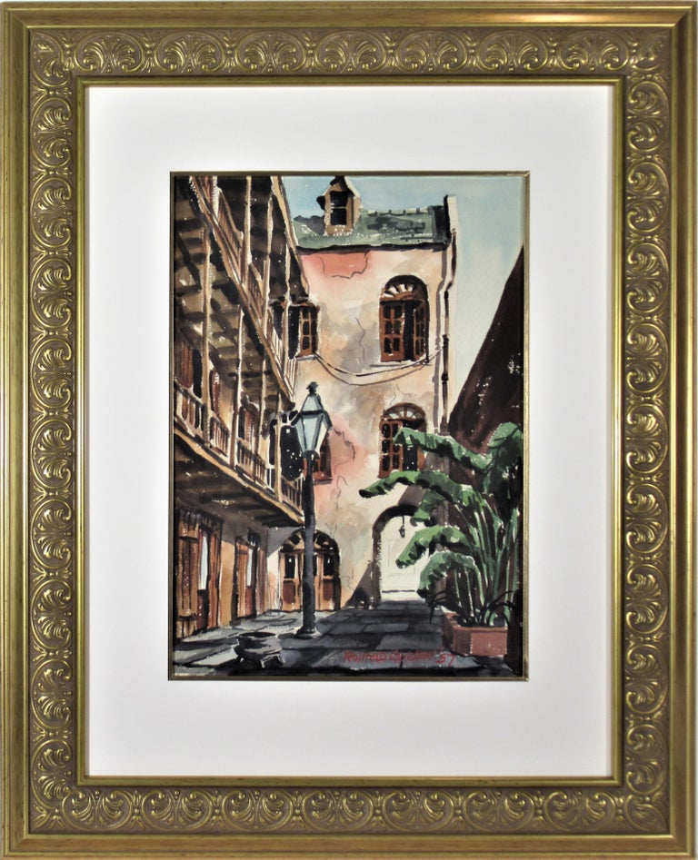 Rolland Golden - New Orleans Street Scene at 1stDibs