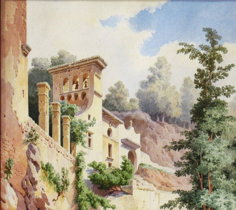 Roberto Gigli - Italian Village Scene For Sale at 1stDibs