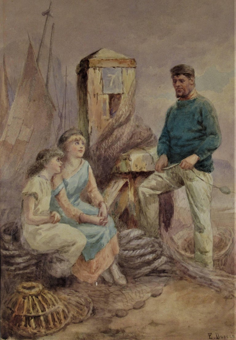 Edward Duncan - Fishing Net For Sale at 1stDibs