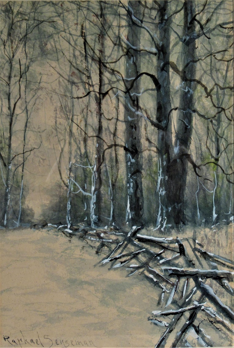 Raphael Senseman - Winter Landscape For Sale at 1stDibs