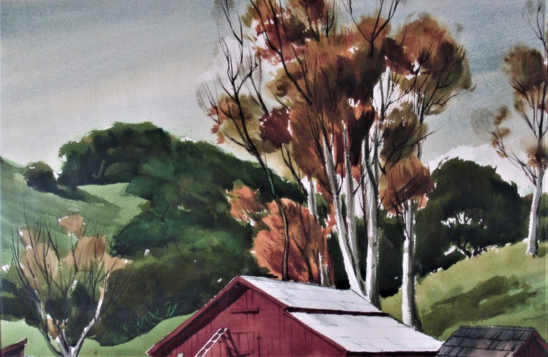 Frederick Cole - The Old Red Barn For Sale at 1stDibs