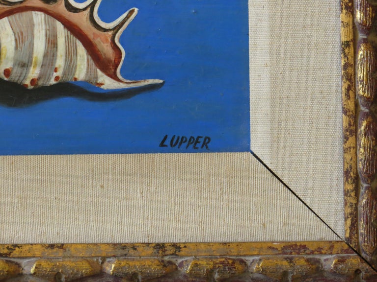 Edward Lupper - Red Melon Slice - Surrealist Painting at 1stDibs