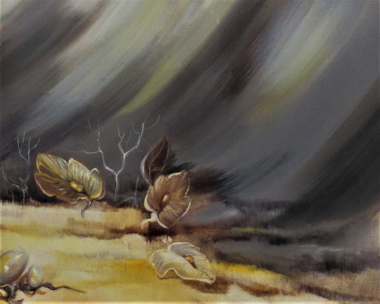 Iran Darroudi - Surrealist Landscape with Harp For Sale at 1stDibs ...