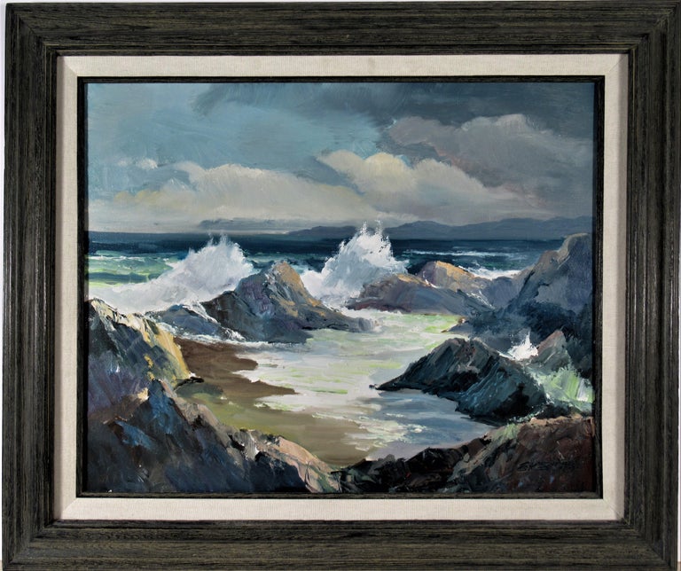 Elmer Frederick Ekeroth - Seascape Near Monterey For Sale at 1stDibs