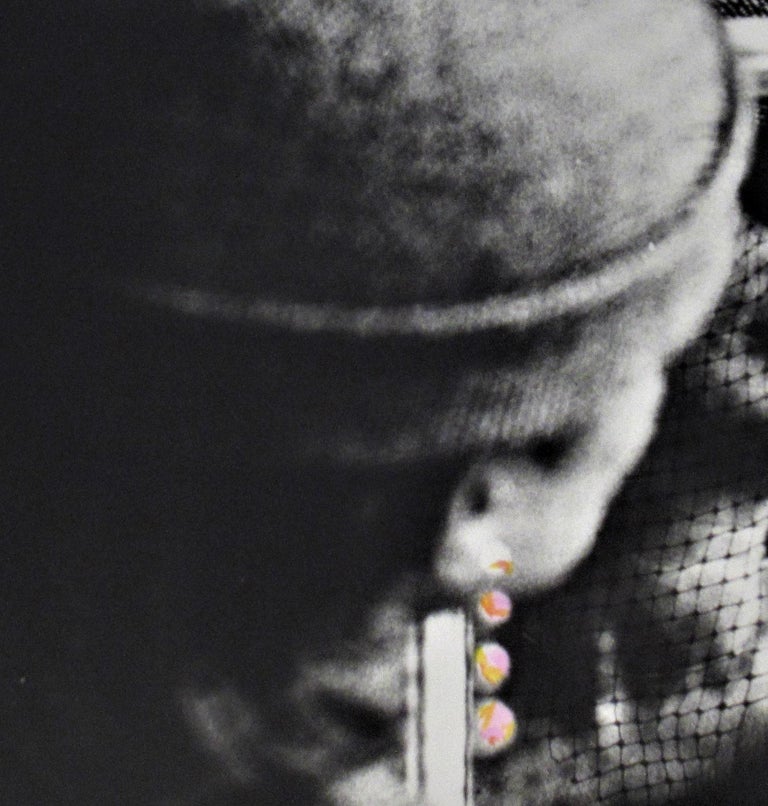 Michael Andreas Russ - Woman Reflecting in the Window For Sale at 1stDibs