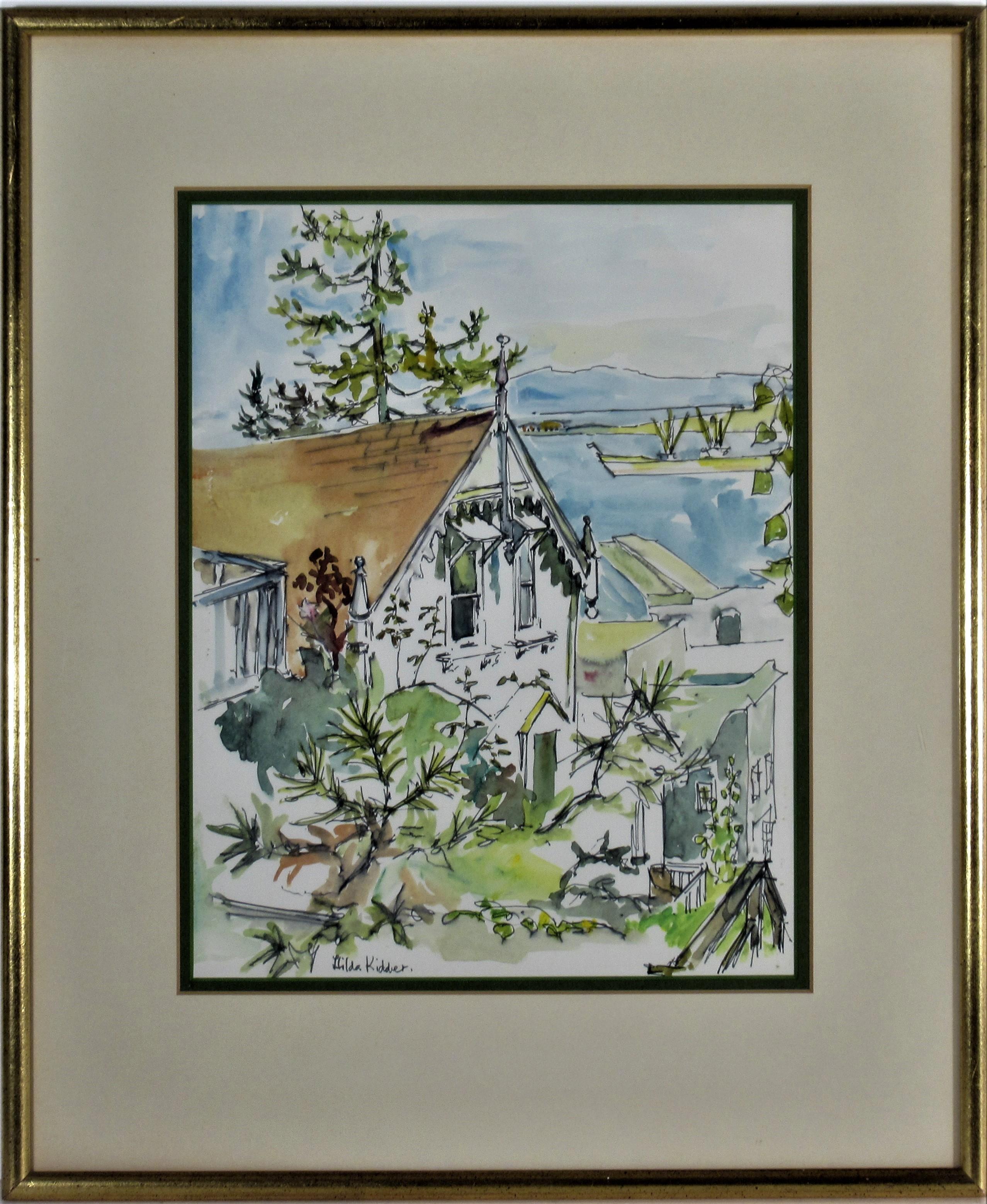 Ethel Hall - Old Mill at Damme, Bruges at 1stDibs