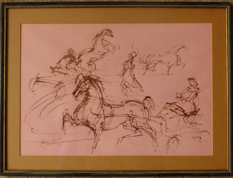 John Groth - 1962 Horse Show at 1stDibs