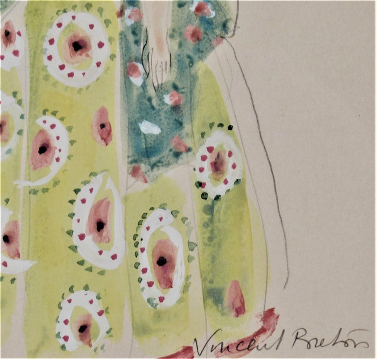 Vincent Breton - Untitled, Woman in Costume For Sale at 1stDibs