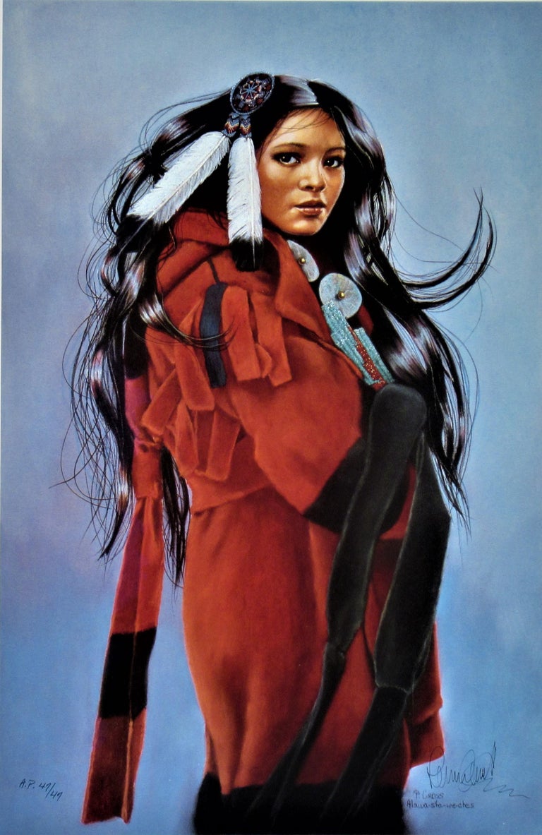 Penni Anne Cross - The Red Capote For Sale at 1stDibs