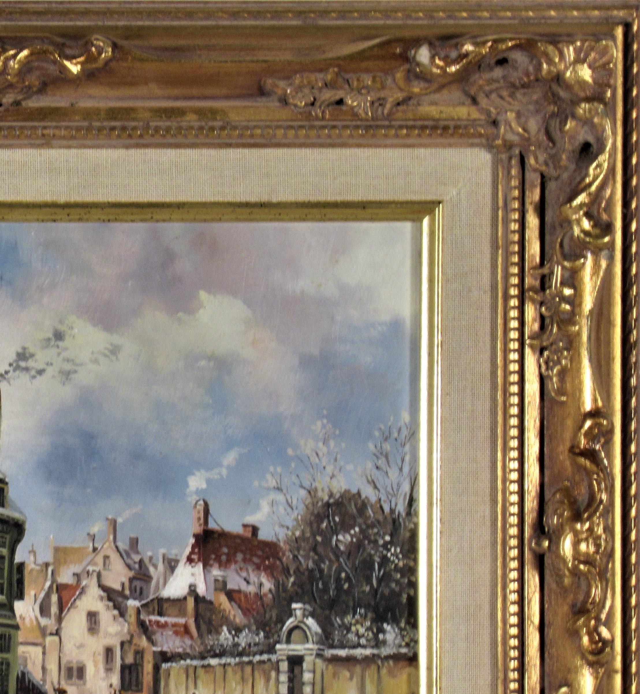 Henry Ramirez - European Cityscape in Winter at 1stDibs | henry ramirez ...