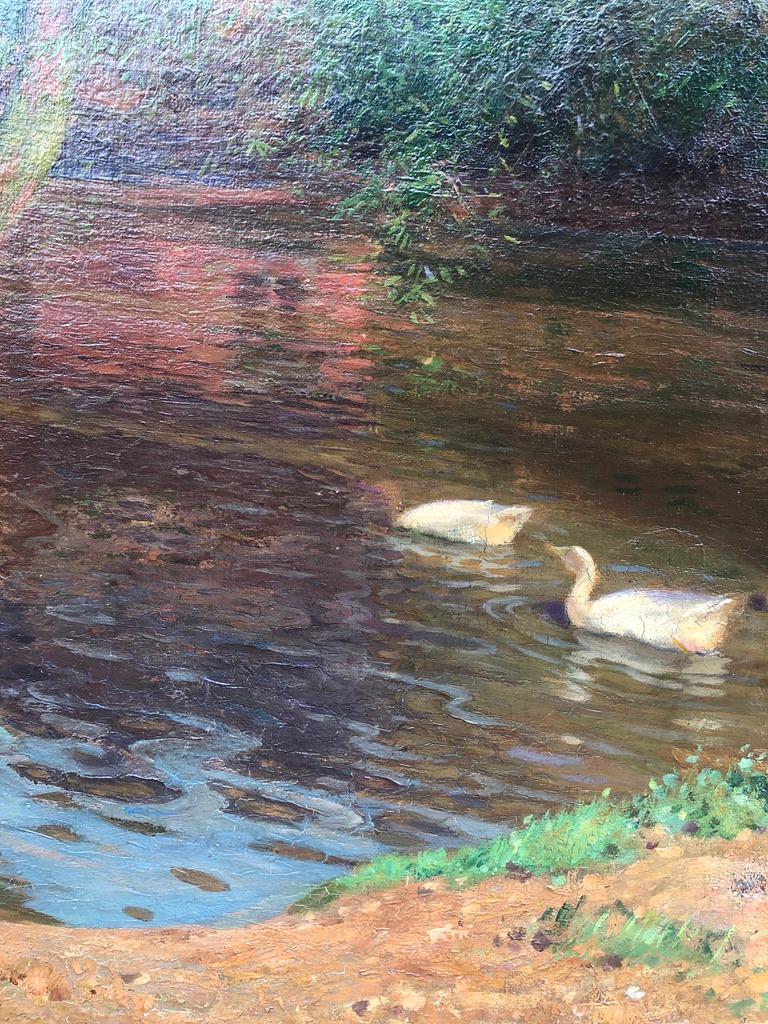 Lindsey Grandison MacArthur - Impressionist Landscape in the Cotswolds ...