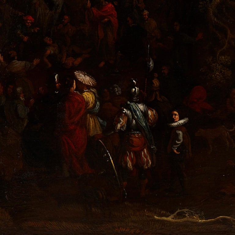 Johannes Jakob Hartmann - Two oil on panel Old Master landscape ...