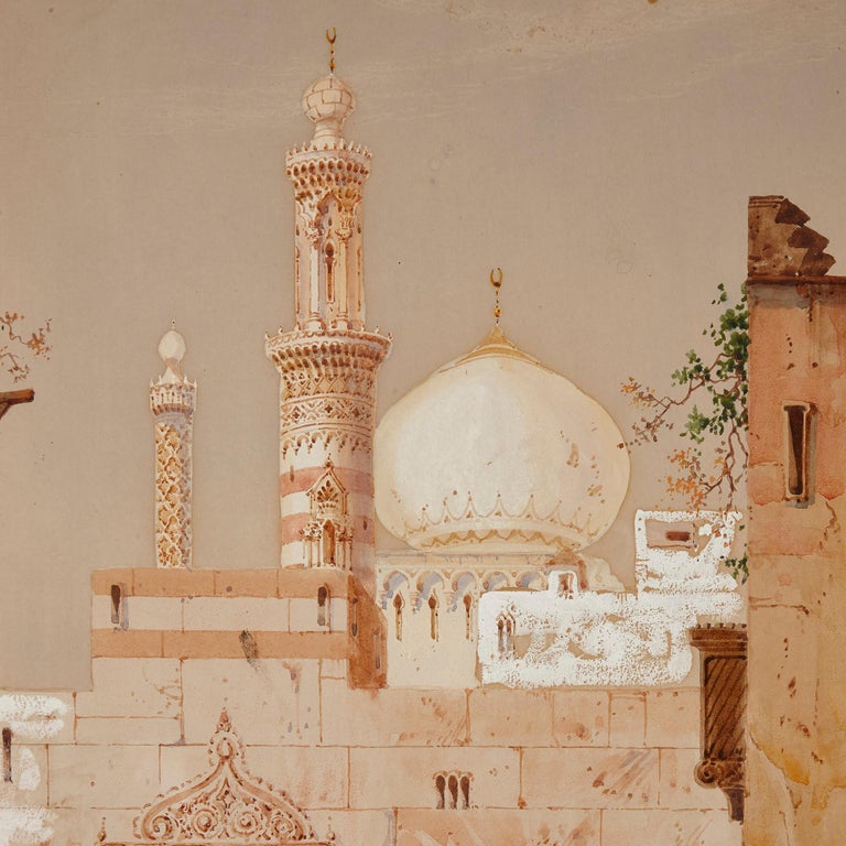 Henry Stanton Lynton - Figurative 19th Century Orientalist watercolour ...