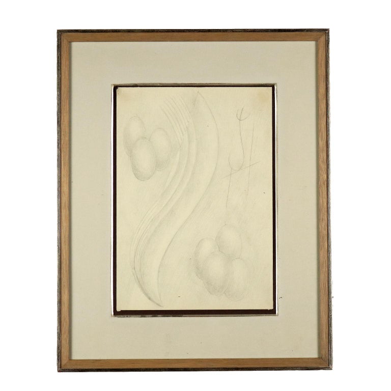 Fausto Melotti - Drawing on paper by Fausto Melotti 1972 For Sale at ...