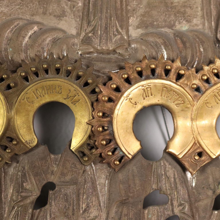 Unknown - Orthodox Icon with Riza Tempera on Wood Greece XVIII-XIX ...