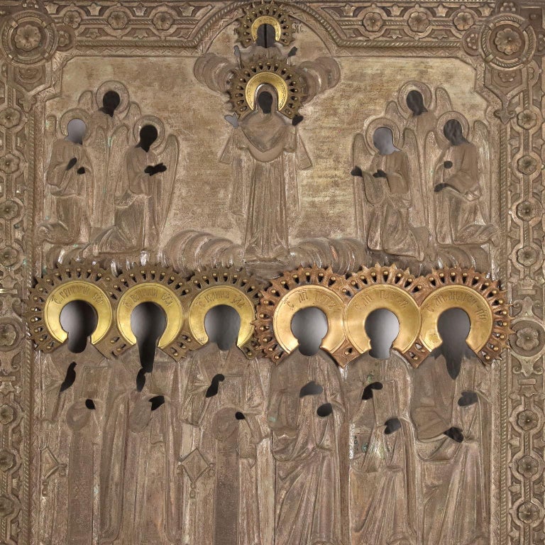 Unknown - Orthodox Icon with Riza Tempera on Wood Greece XVIII-XIX ...