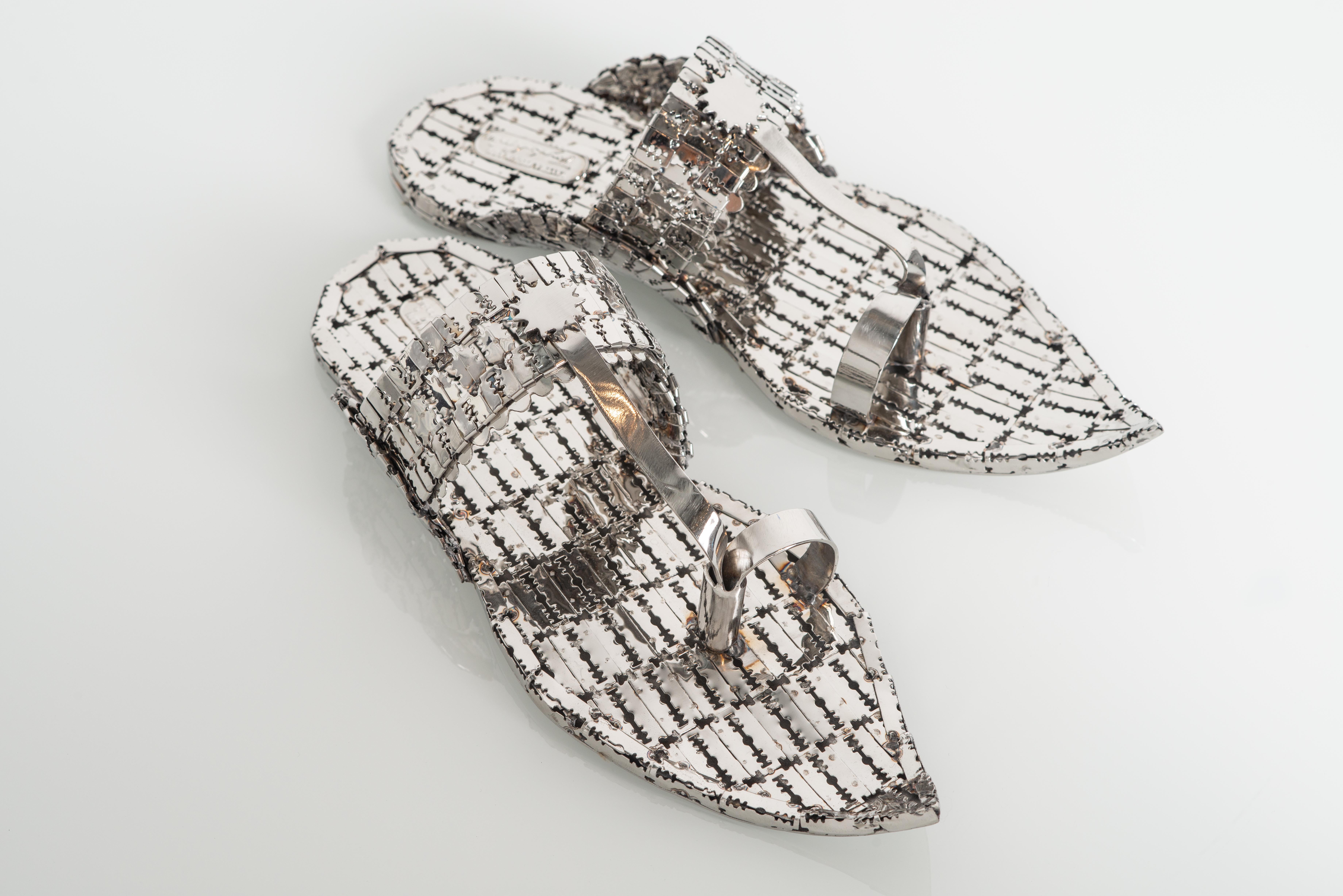 Tayeba Lipi - My Leather Slippers at 1stDibs