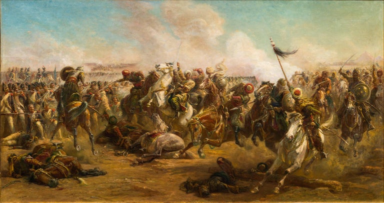Paul-Dominique Philippoteaux - Pyramid’s Battle, July 21th 1798 at 1stDibs