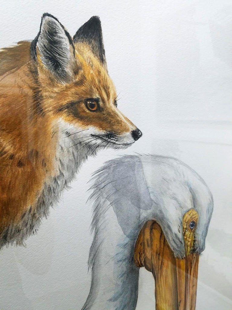 Thomas Broadbent - "Masquerade" signed watercolor, framed at 1stDibs