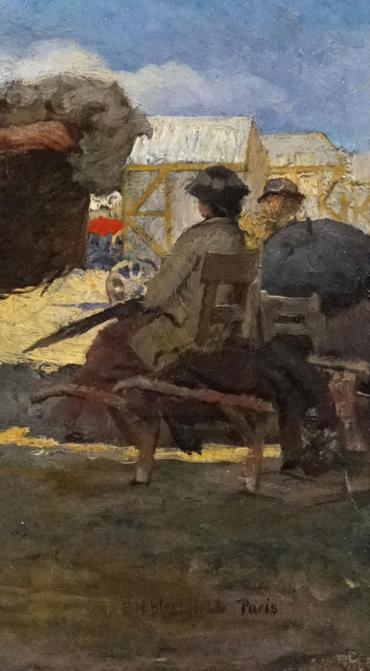 Edwin H. Blashfield - Plage a Trouville at 1stDibs