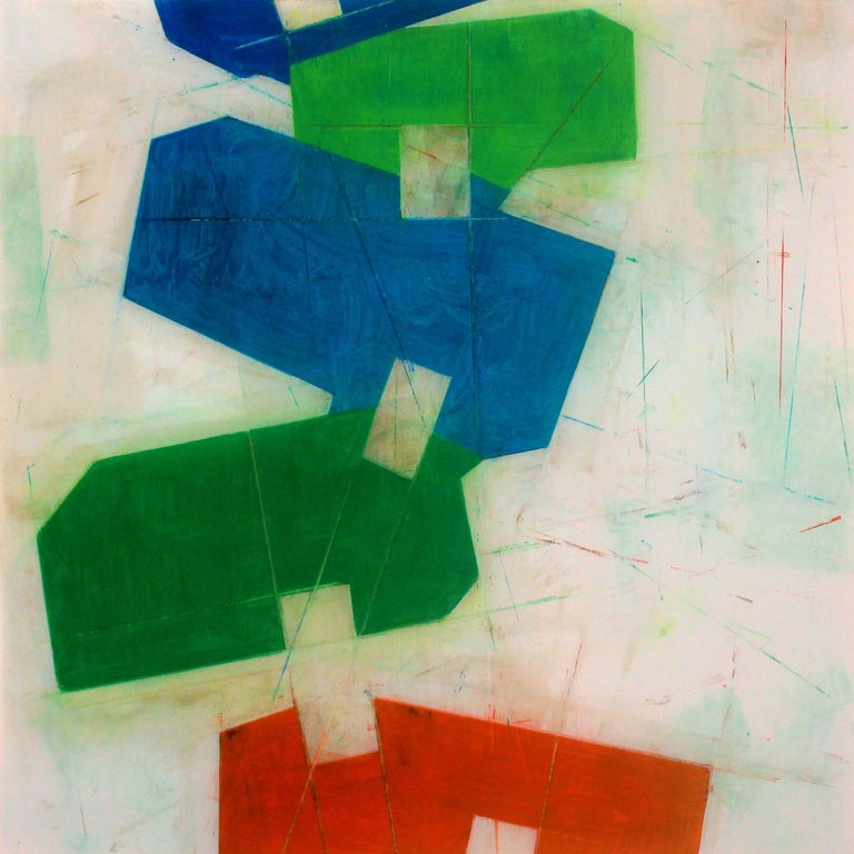 Steven Baris – „Steven Baris ""Toppling A11" - Öl auf Mylar-Gemälde“ im ...