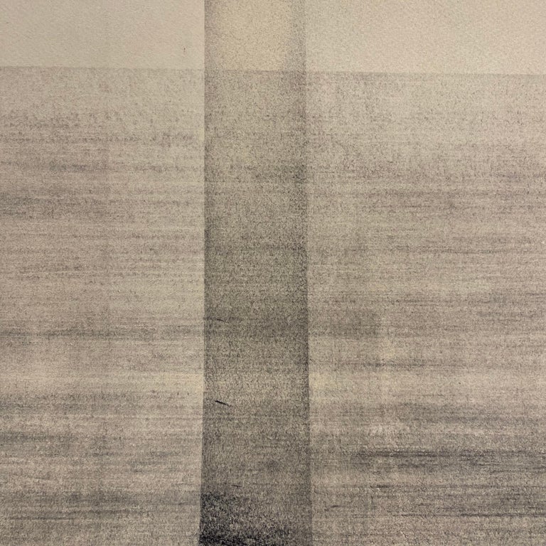 Daniel Brice - Daniel Brice "Figure/Pacific #1" Charcoal and Acrylic on ...