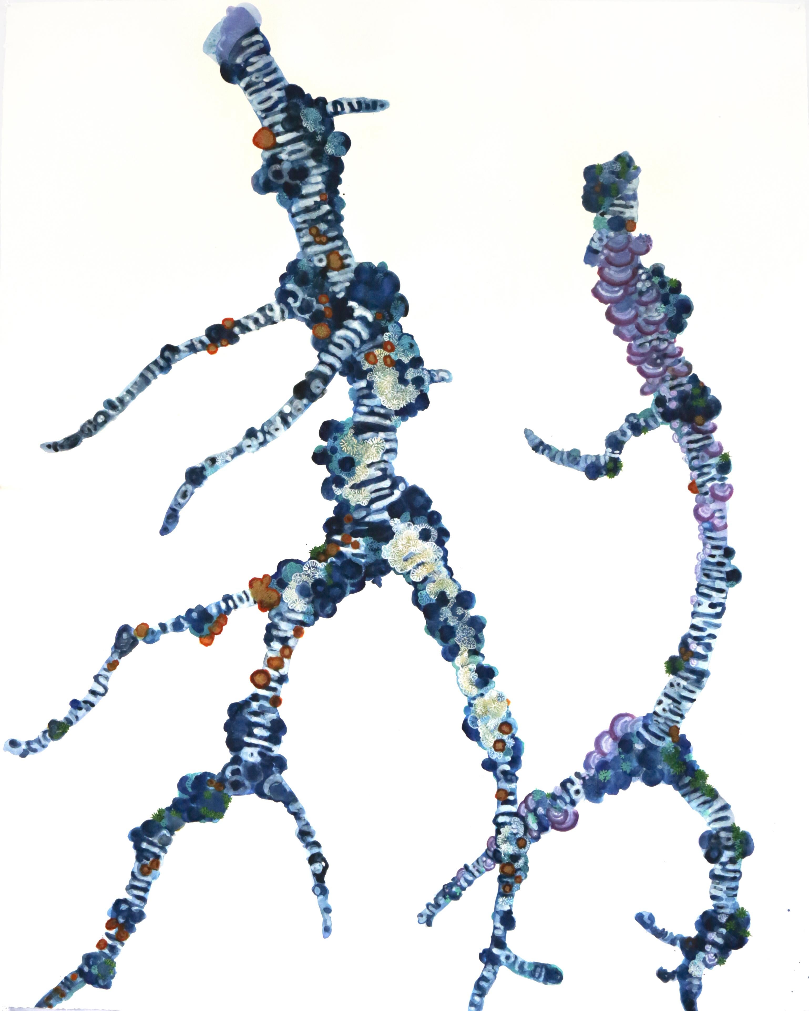 Katie DeGroot - Katie DeGroot "Accessories Redux" Large Watercolor on ...