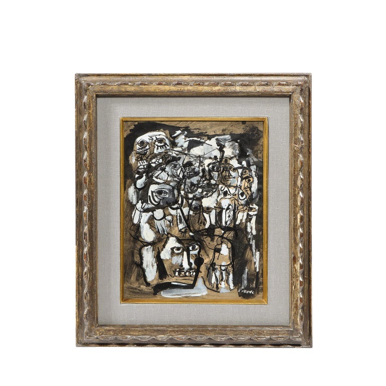 Zero Mostel - Zero Mostel Heads Circa 1955 For Sale at 1stDibs