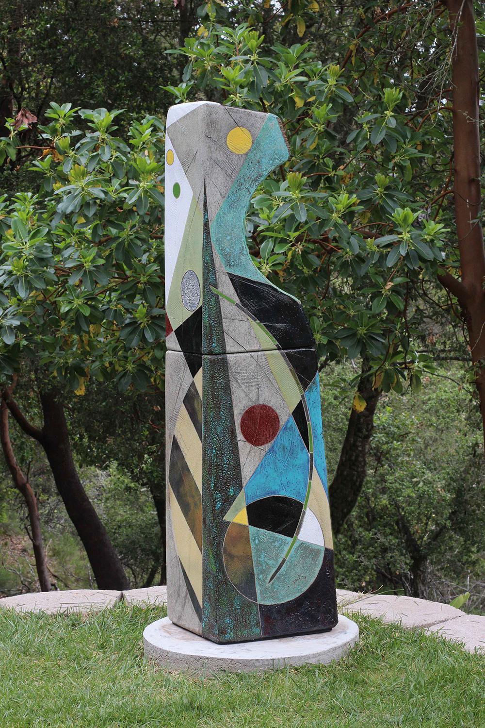 Michael Gustavson - New Galaxy ceramic garden sculpture at 1stDibs ...