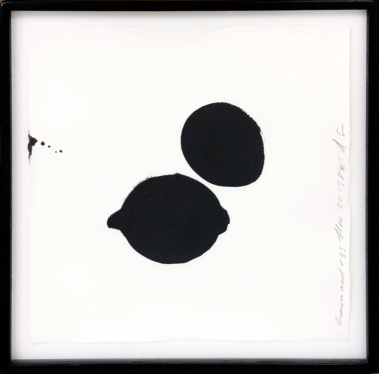 Donald Sultan - CITRON ET ŒUF, 20 NOV. 1985 en vente sur 1stDibs