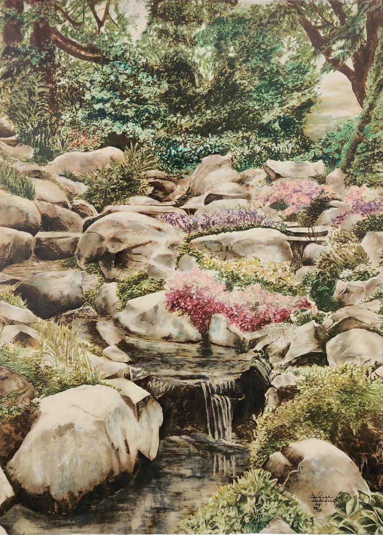 Susan Sahall - WATERFALL For Sale at 1stDibs