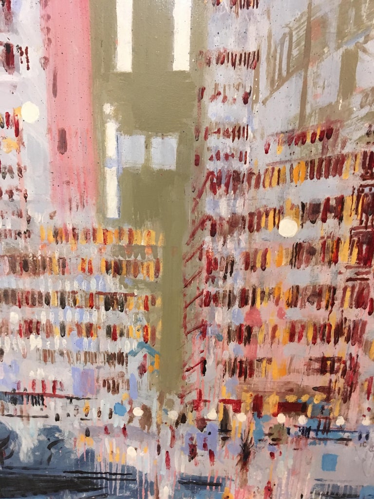 Brian Elwell - Tall City 3 - contemporary cityscape London ...